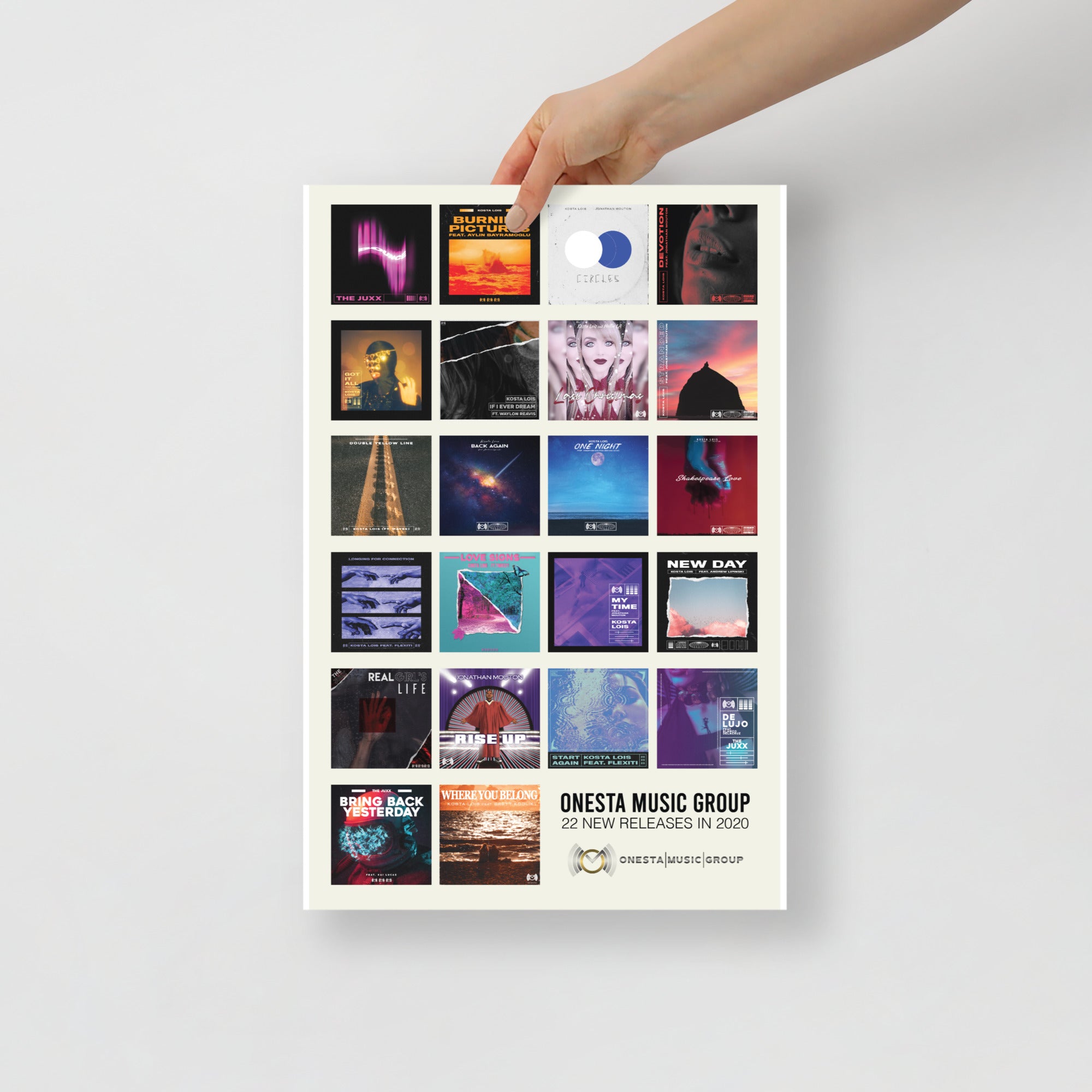 Onesta Classic Matte Poster "22 in 2020" – OnestaMusicGroup
